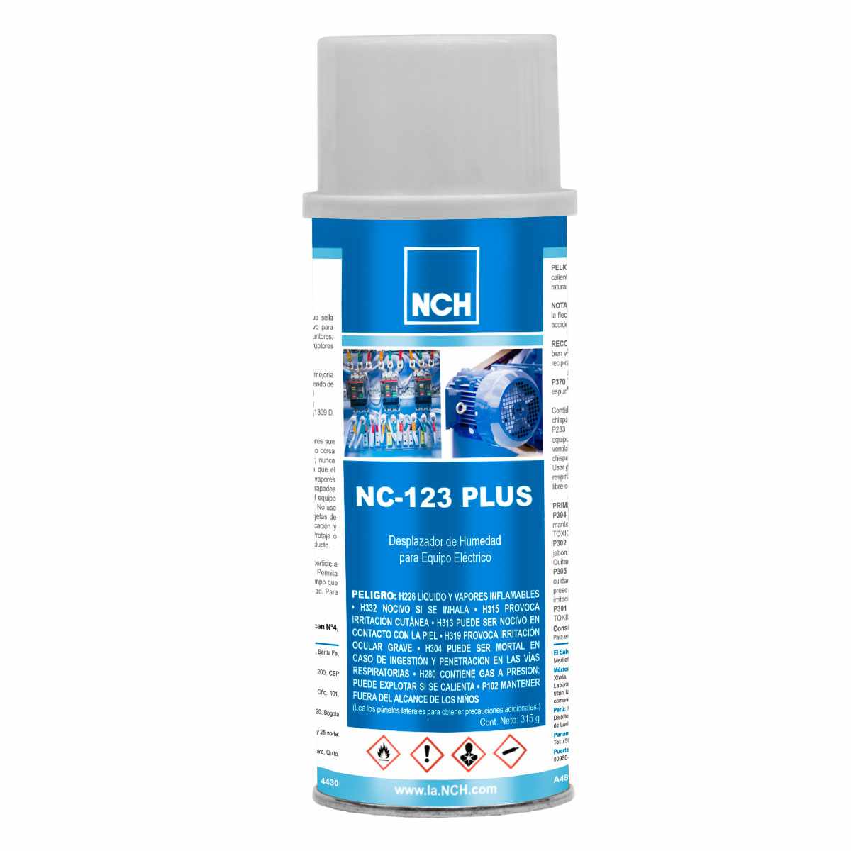 NC-123 PLUS - Desplazador de humedad dieléctrico en aerosol