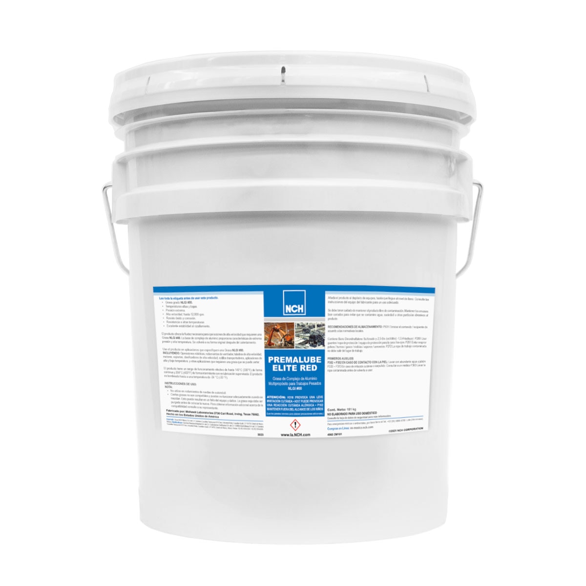 PREMALUBE ELITE RED #00 - Grasa roja para sistema robotizados